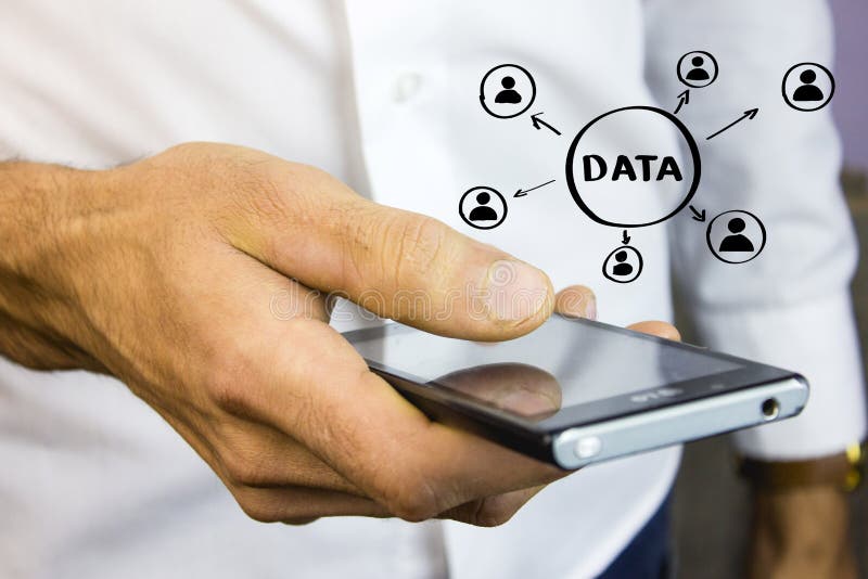 Business Button Data Concept Stock Image - Image of digital, cloud ...