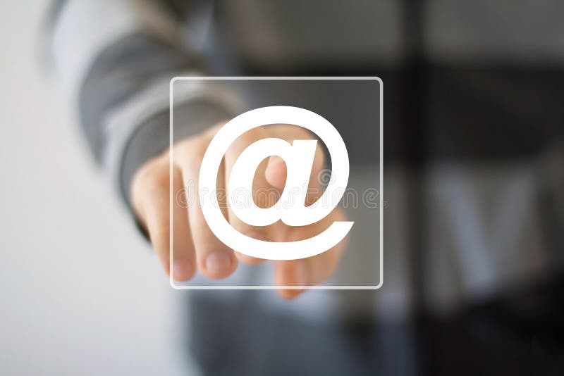 Business Button Web Message Mail Sending Sign Stock Image - Image of ...
