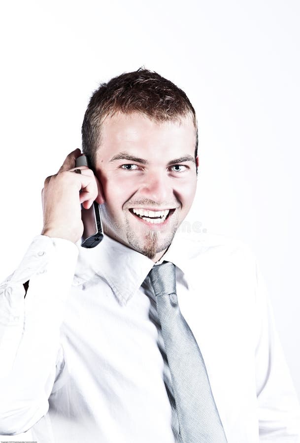 Business Call stock photo. Image of phone, interested - 10603350
