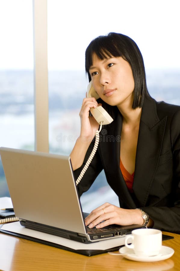 Business Call stock photo. Image of businesswoman, interior - 2033942