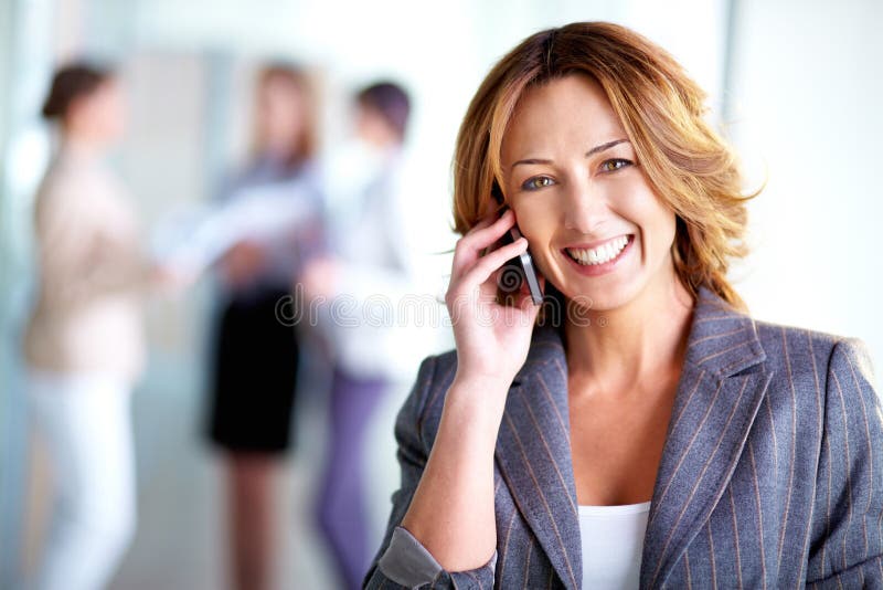 Business call stock photo. Image of lady, charming, business - 26817182