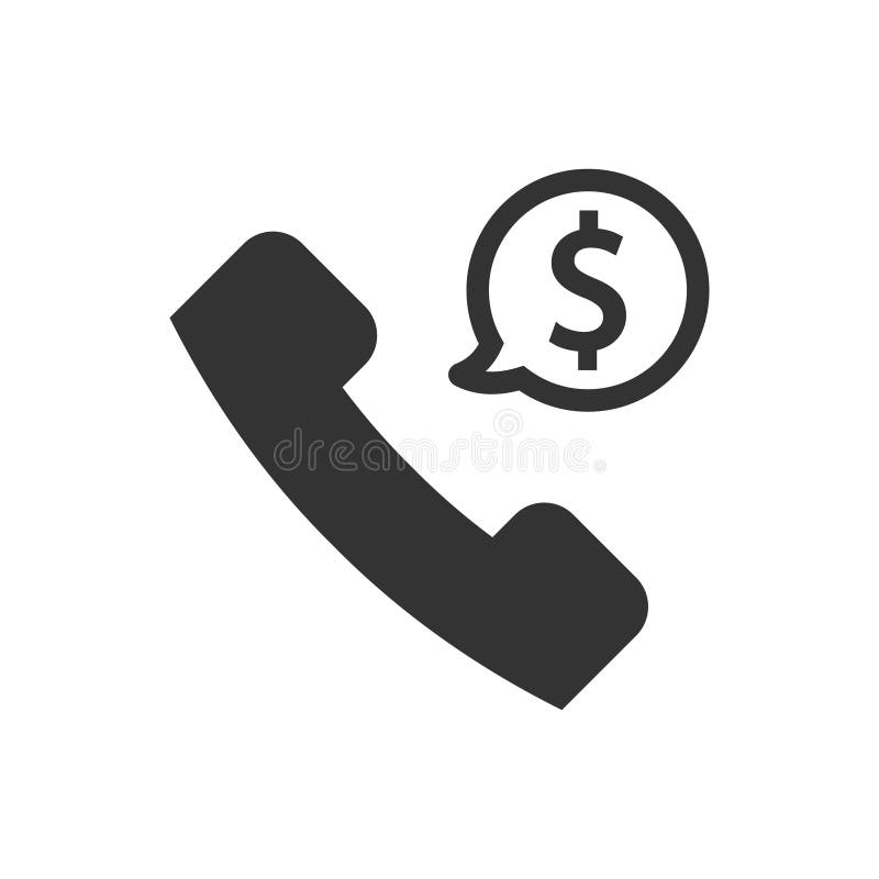 Business call icon stock vector. Illustration of call - 174771173