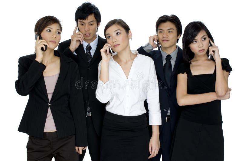 Businessman Using a Mobile Phone Stock Photo - Image of communication ...