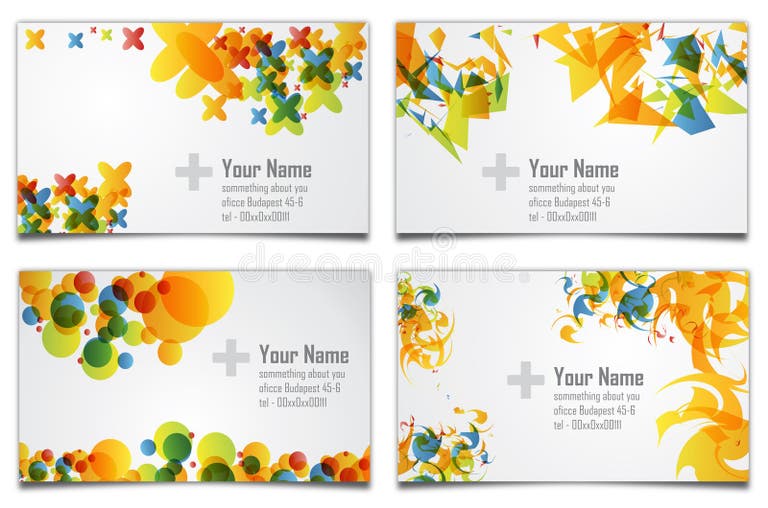 Different Business Card Backgrounds Stock Illustrations – 1,623 ...