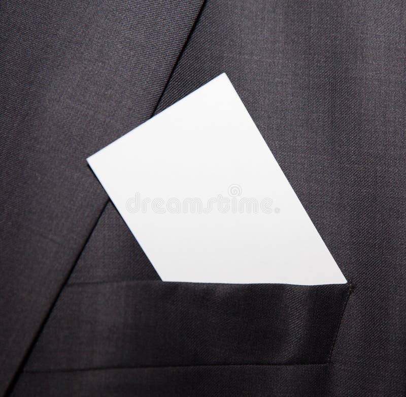 Business Card stock photo. Image of jacket, success, copyspace - 42132034