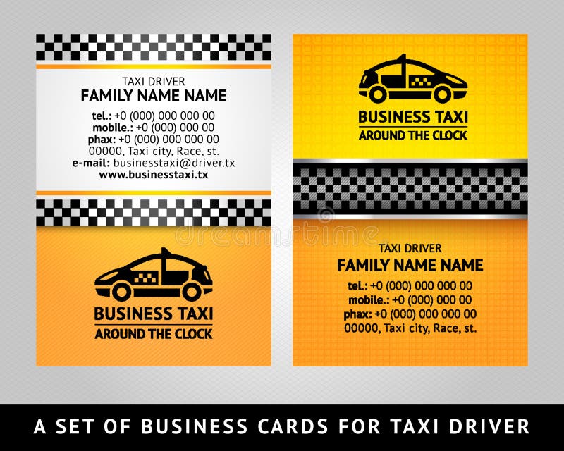 Taxi Business Card Cab Symbol Stock Photos - Free & Royalty-Free Stock ...