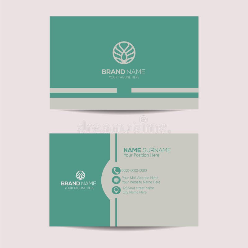 Business Card Design Template, Business Card Template, Visiting Card ...