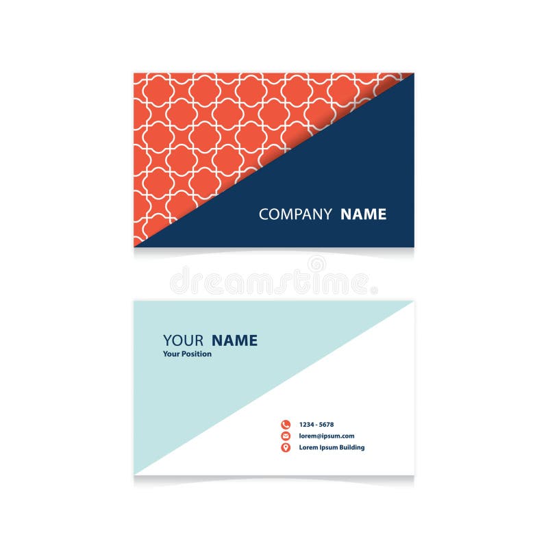 Business Card Design. Vector Illustration Decorative Design Stock ...