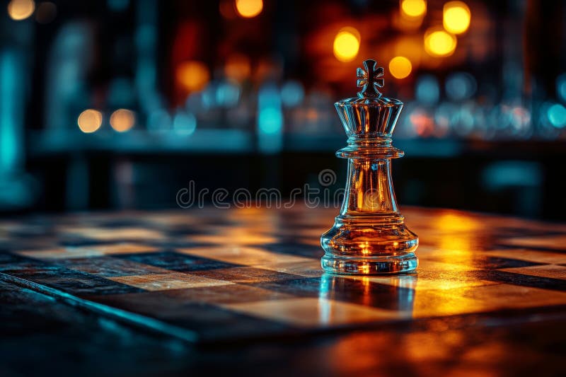 A Business Card Features the Idea of a King from a Chess Set ...