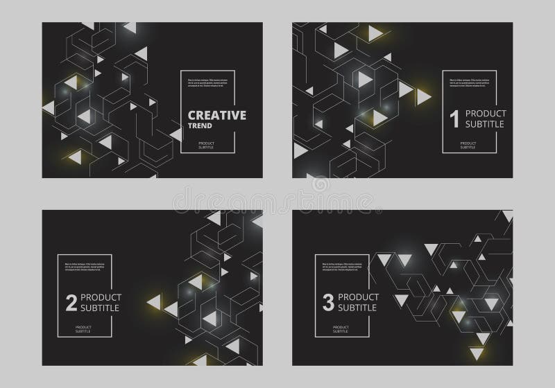 Business Card. Global Network Connection. Geometric Background ...