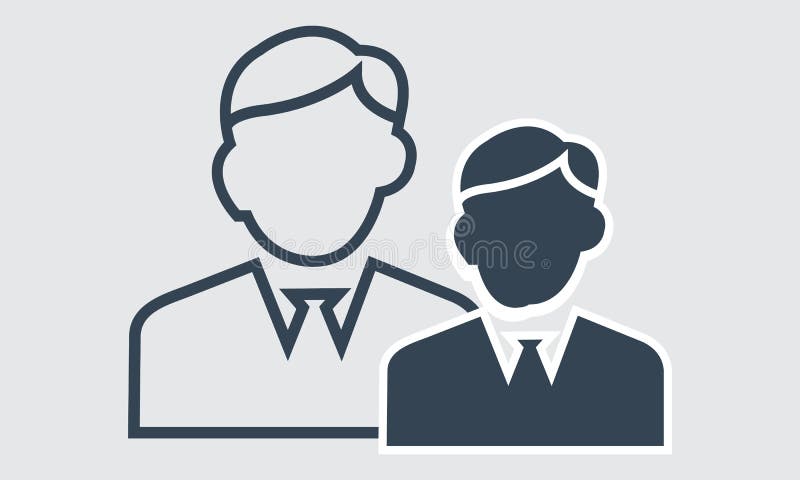 Community, People, Male, Boss, Ceo Vector Icon Design. Stock Vector ...