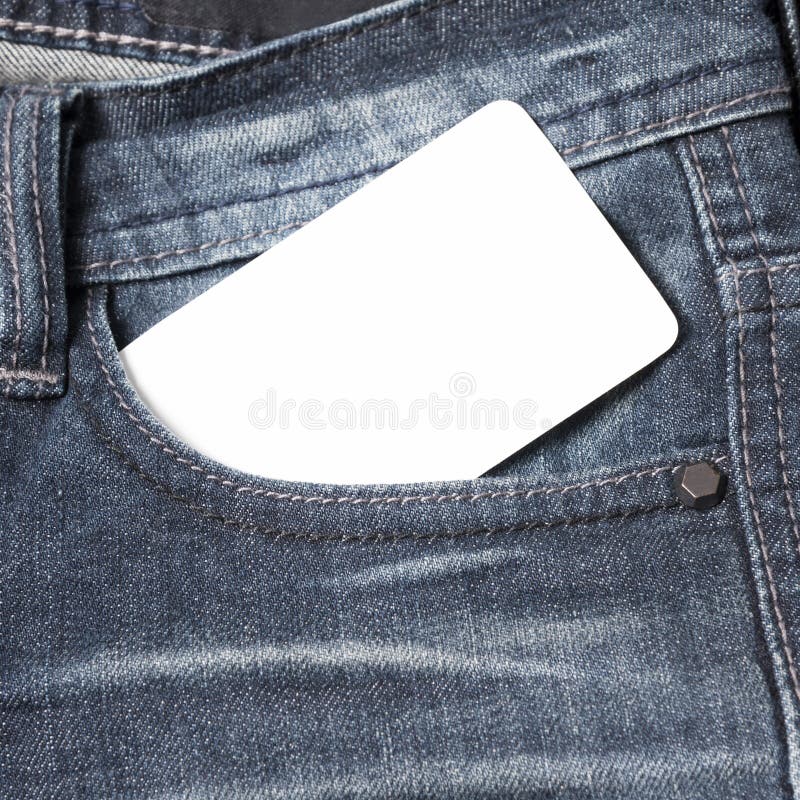 Card in jean pocket stock image. Image of card, luck - 56175453