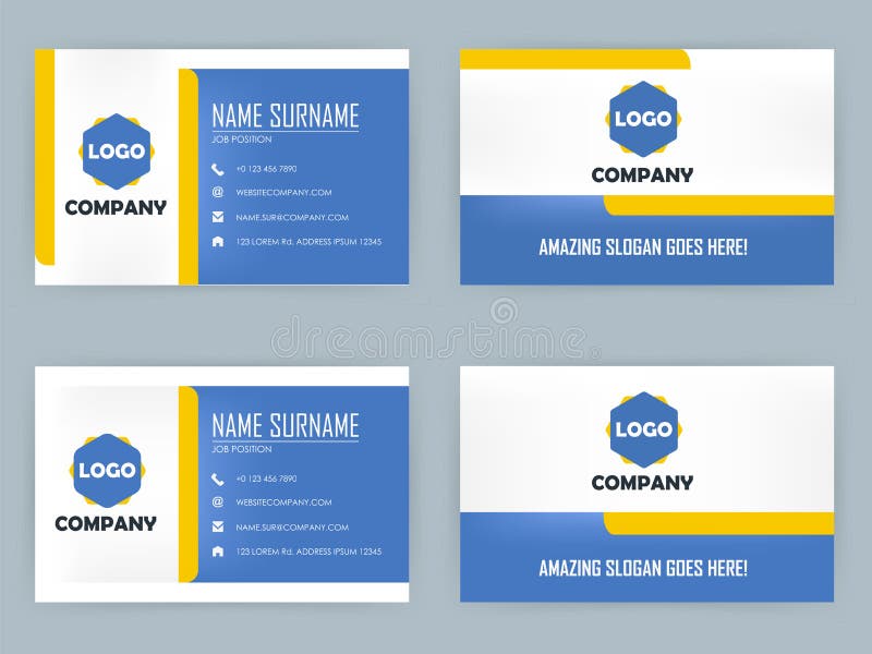 Business Card in Light Color Stock Vector - Illustration of card ...