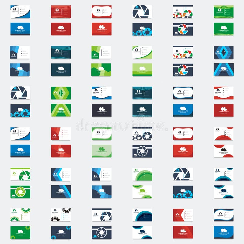 Business Card Logo Template Stock Vector - Illustration of logo ...