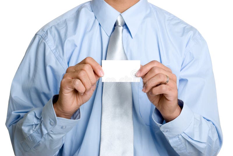 Business Card Man stock photo. Image of businessman, blank - 1975482