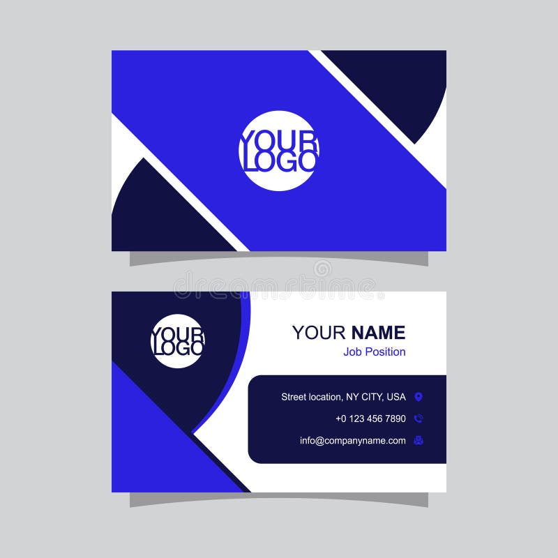 Modern and Clean Business Card Corporate Template Vector Design Stock ...