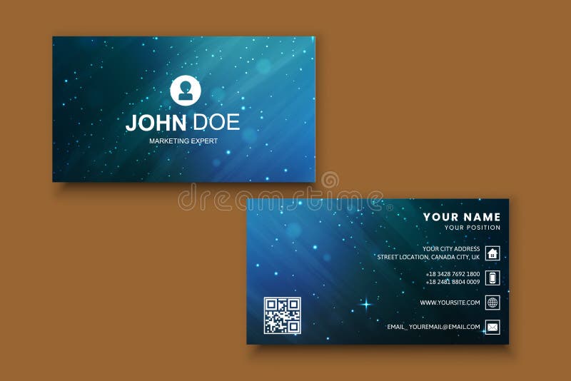Business Card, Modern Business Card Design Vector Template, Corporate ...