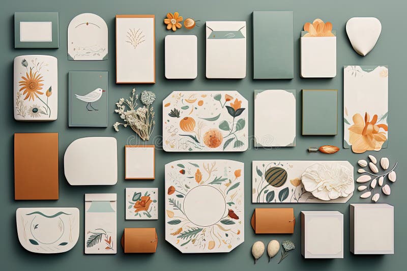 Business Card and Packaging Mock Up Design with Whimsical and Memorable ...