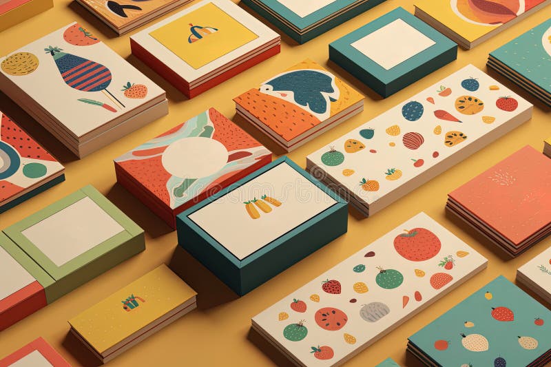 Business Card and Packaging Mock Up Design with Whimsical and Memorable ...