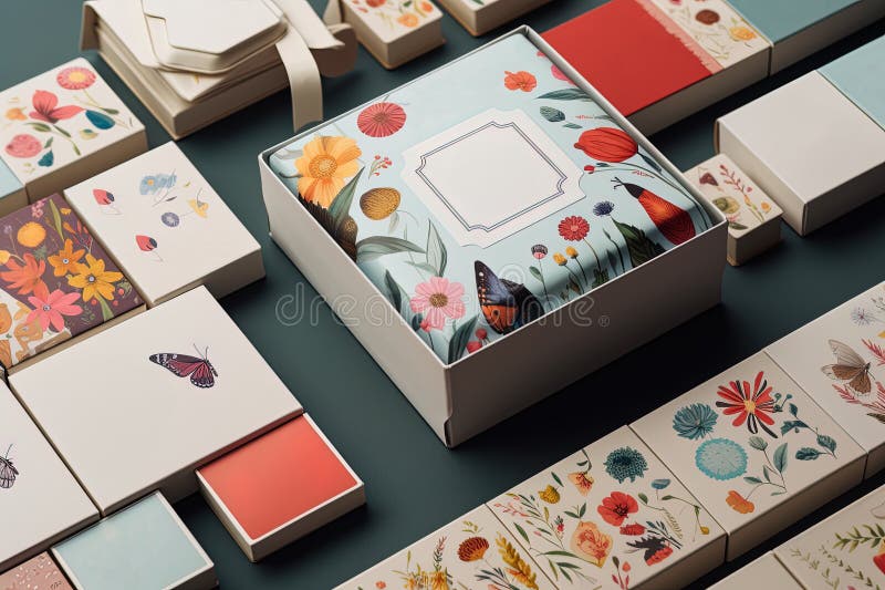 Business Card and Packaging Mock Up Design with Whimsical and Memorable ...
