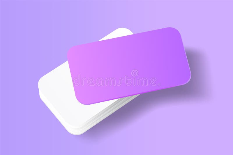 Business Card Stack Corporate Presentation Mockup Template 3D Branding ...