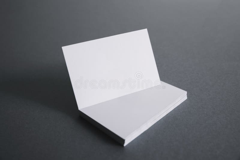 Business Card Stack. High Quality Photo Stock Image - Image of card ...
