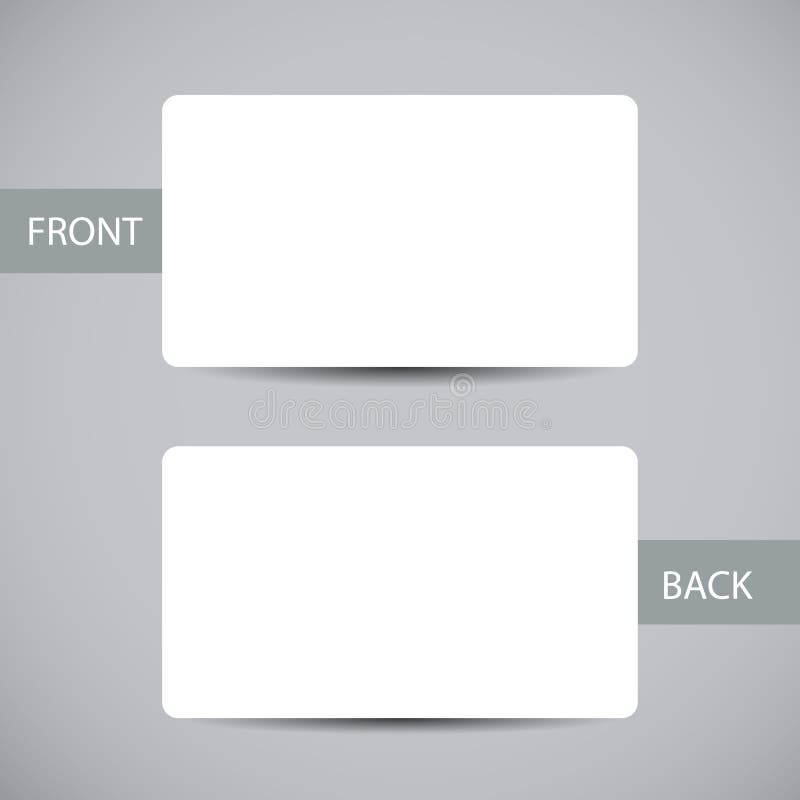 Business card template stock vector. Illustration of identity - 47487571