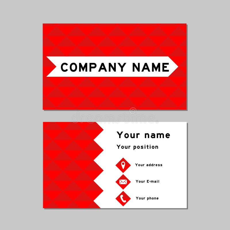 Business card template stock vector. Illustration of frame - 70194073