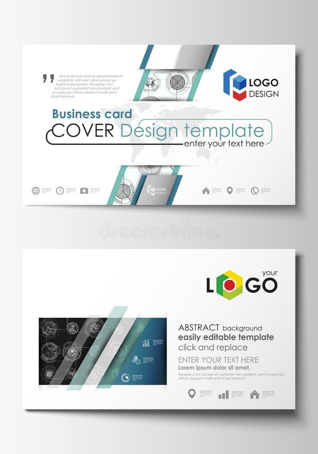 Business Card Templates. Easy Editable Layouts, Flat Style Template ...