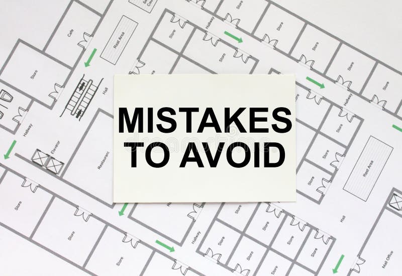 Business Card with Text Mistakes To Avoid on a Construction Drawing ...