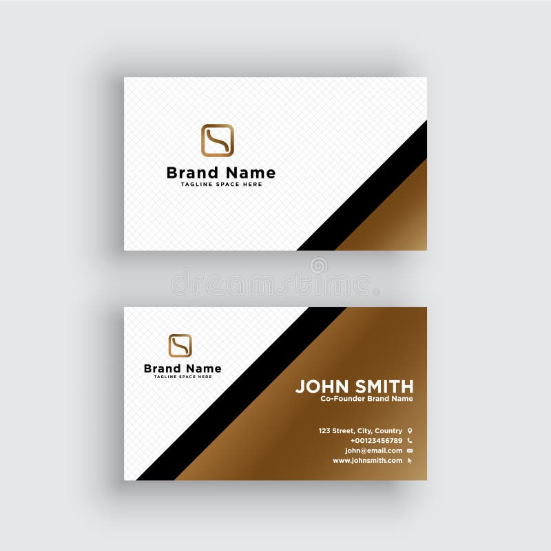 Business Card. Vector. Exclusive and Modern Design Stock Vector ...