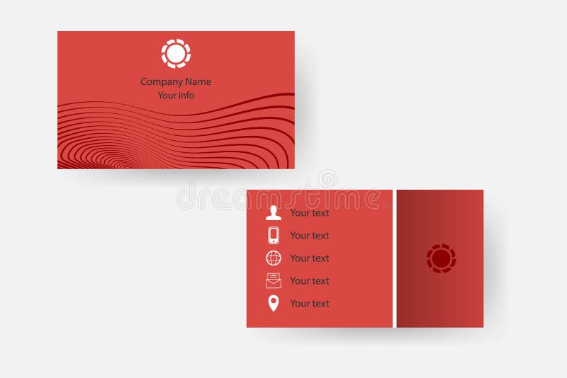 Business Card. Visiting Card for Business and Personal Use. Modern ...