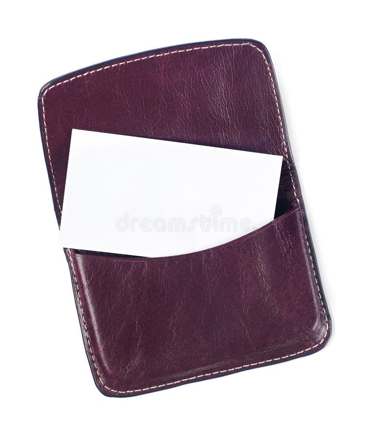 Business card and wallet stock photo. Image of color - 135878486