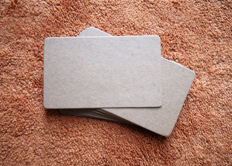 Business Cards, Blank White Corporate Identity Mockup Stock Image ...