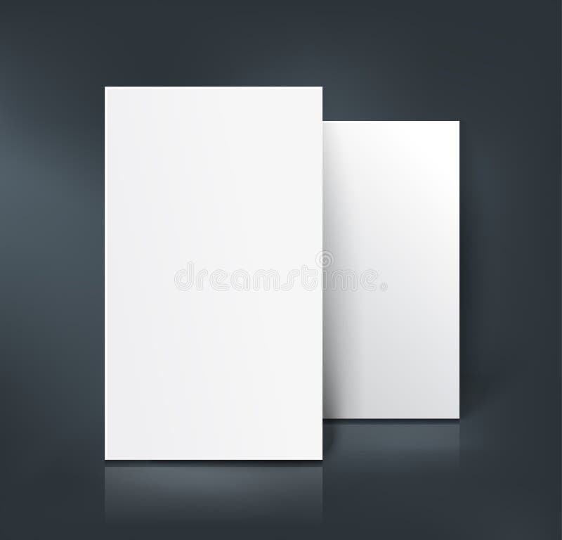 Business Cards Mockup. Vector Illustration Stock Vector - Illustration ...