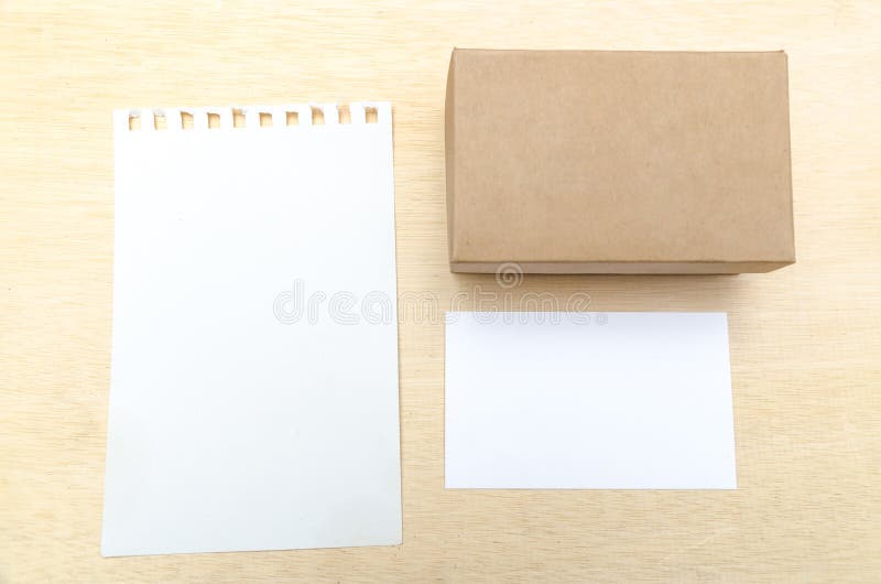 Business Cards on Wooden Table Card, Business Stock Image - Image of ...