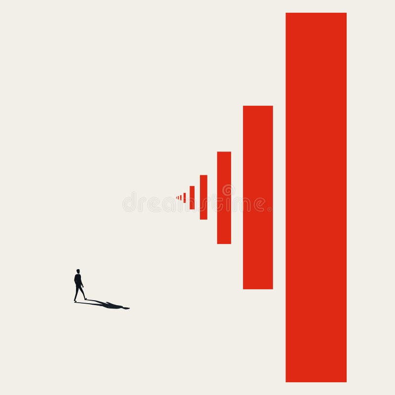 Business or Career Choice Vector Concept. Symbol of Decision, Path ...