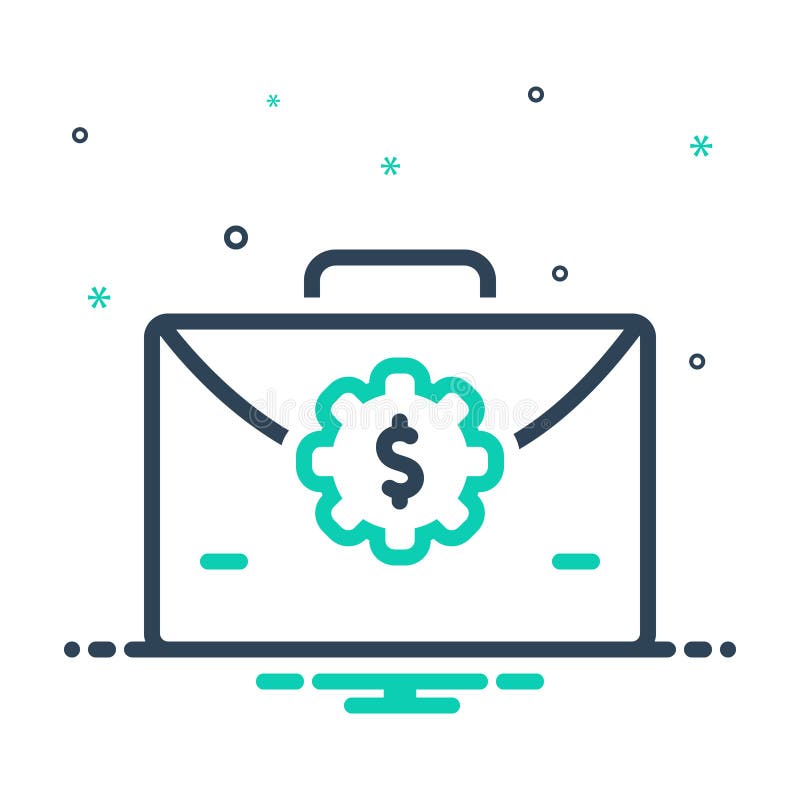 Mix Icon for Business Case, Business and Compact Stock Vector ...