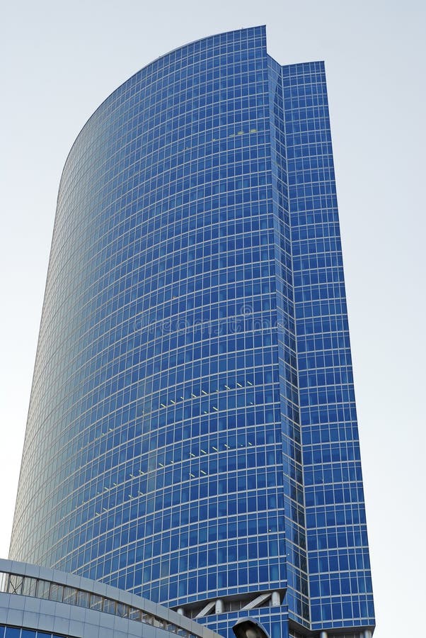 Big blue business building stock image. Image of skyscraper - 21719