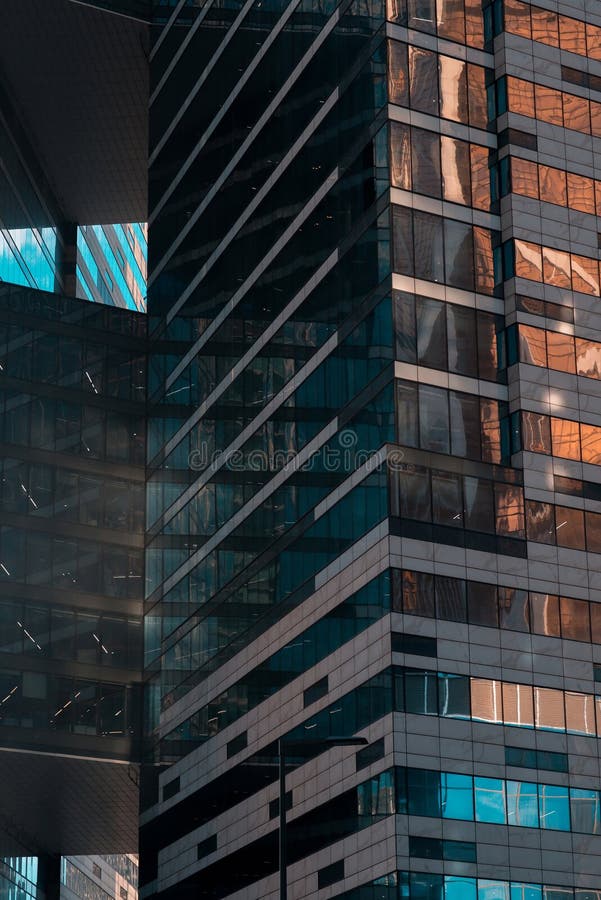 Business Center Abstract Background, Geometric. Skyscraper Stock Photo ...