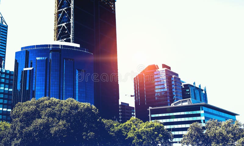 Business center background stock image. Image of investment - 129974413