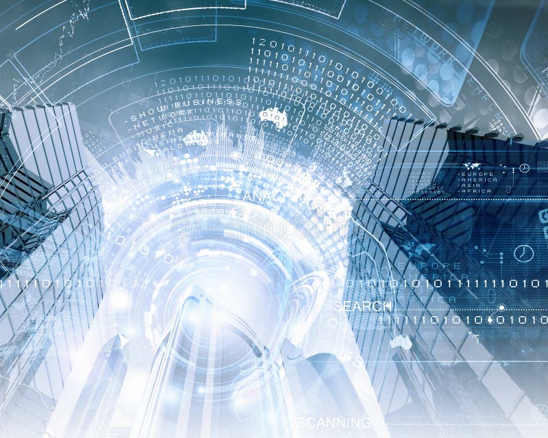 View of a Tall Hospital Building with Ambulance and Doctor.. Stock ...