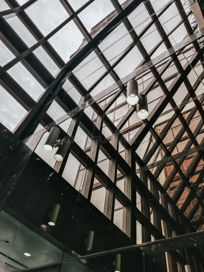 Business Centre Abstract Ceiling Stock Image - Image of abstract ...