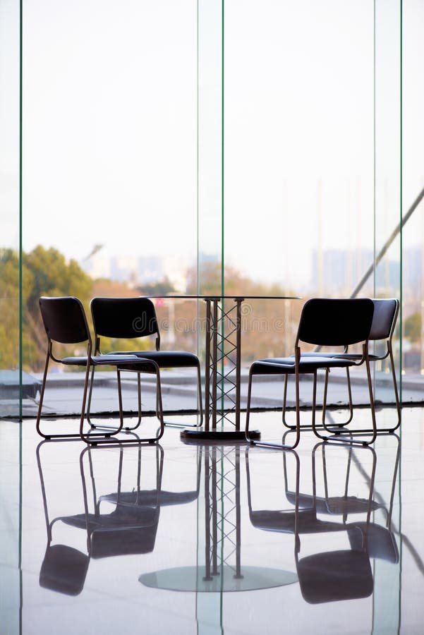Business chairs and table stock photo. Image of conference - 36403650