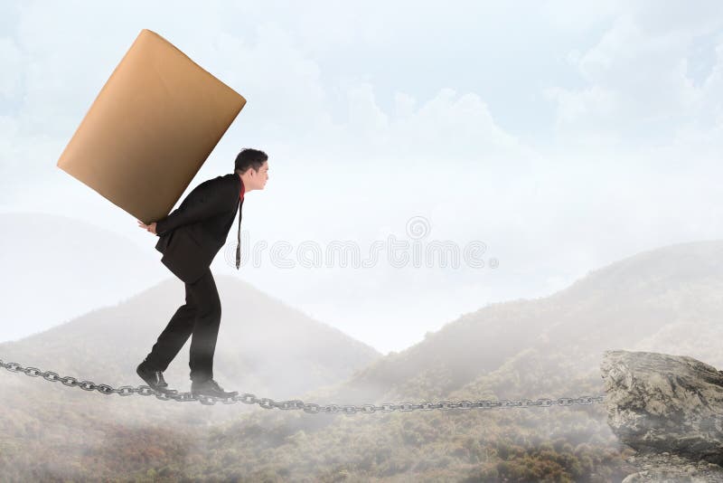 Business Challenge Concept stock image. Image of carrying - 58963705