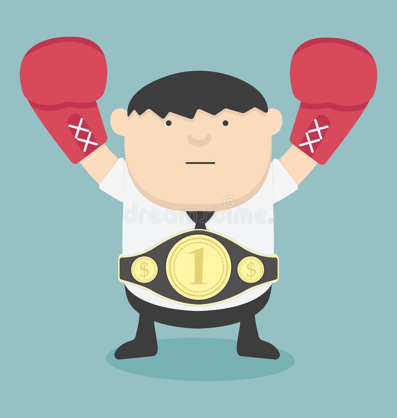 Business Champion .fat stock vector. Illustration of challenge - 46297763