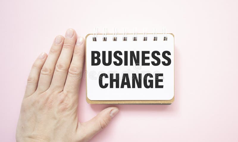 Change Text on the Office Table with Hand Stock Photo - Image of desk ...