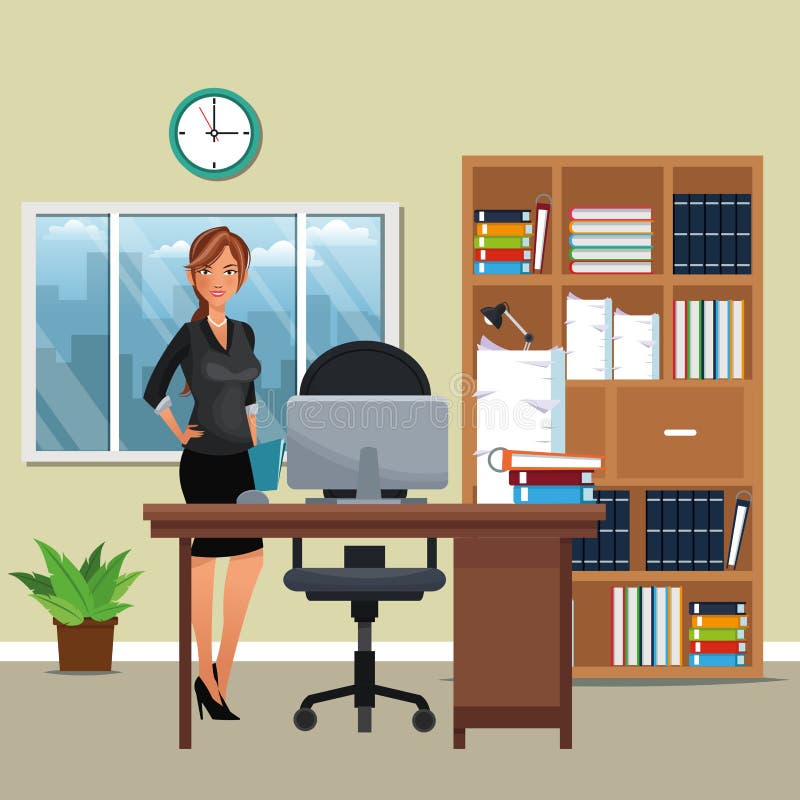 Work Scenario Stock Illustrations – 539 Work Scenario Stock ...