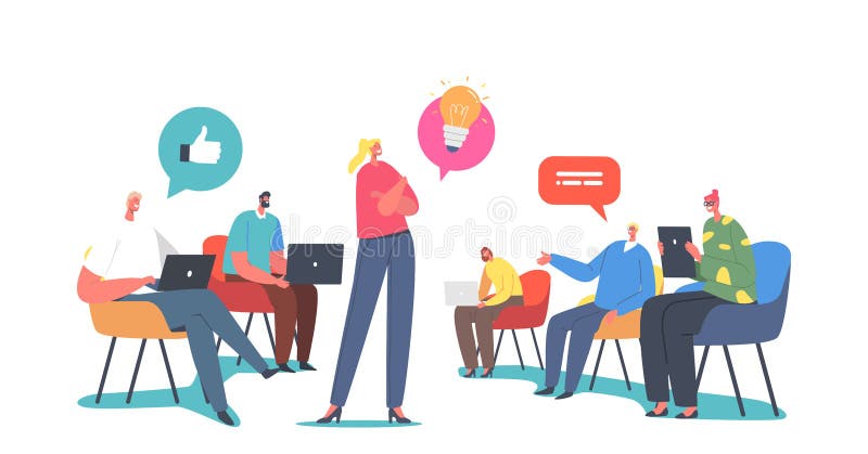 3D Focus Together Crossword Stock Illustration - Illustration of ...