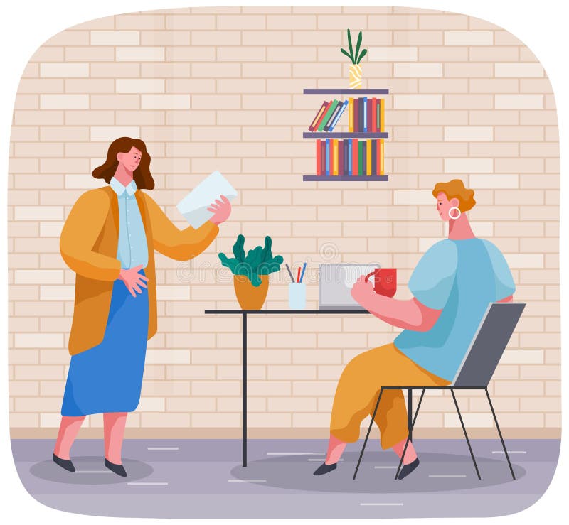 Business Characters Working in Office Workplace. Meeting Teamwork ... Business Characters Working in Office Workplace. Meeting Teamwork ...